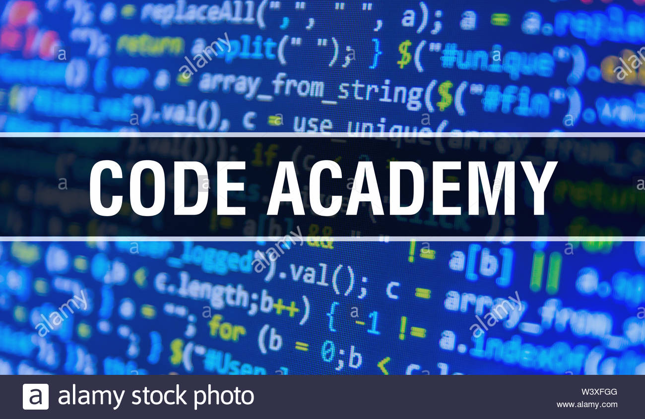 Free Download Code Academy Concept With Random Parts Of Program Code
