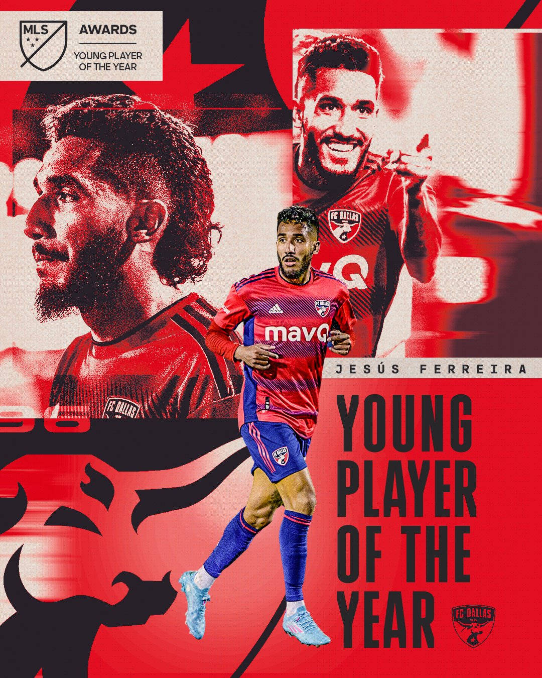 🔥 Free Download Jesus Ferreira Fc Dallas Soccer Striker Player ...