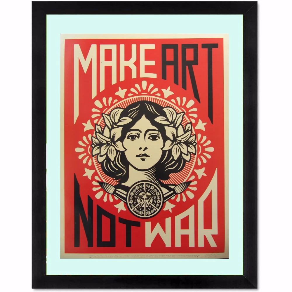Free download Make Art Not War Canvas Art Print Painting Poster Wall ...