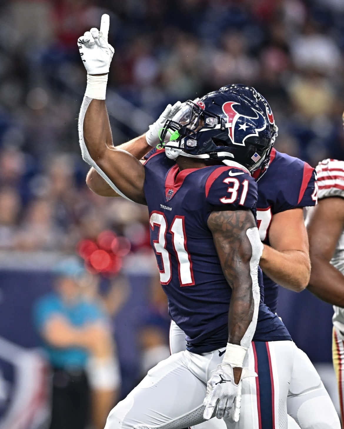 🔥 Free Download Illinois Football Player Celebrating Victory Wallpaper ...