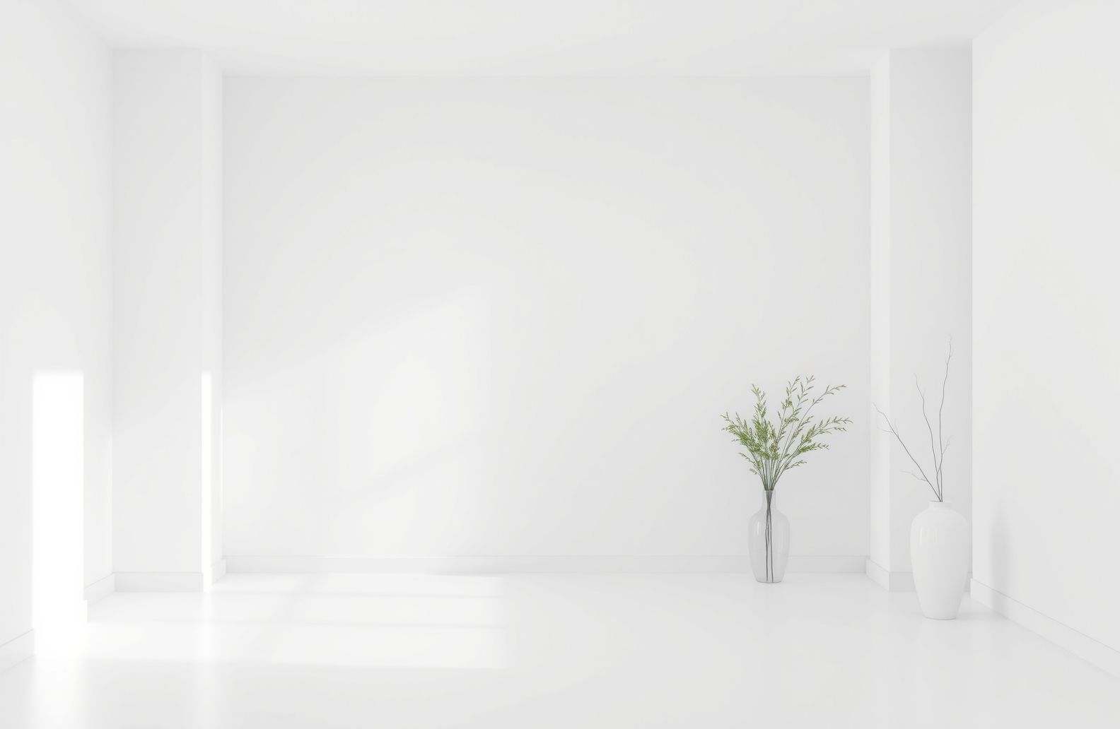 Solid White Background