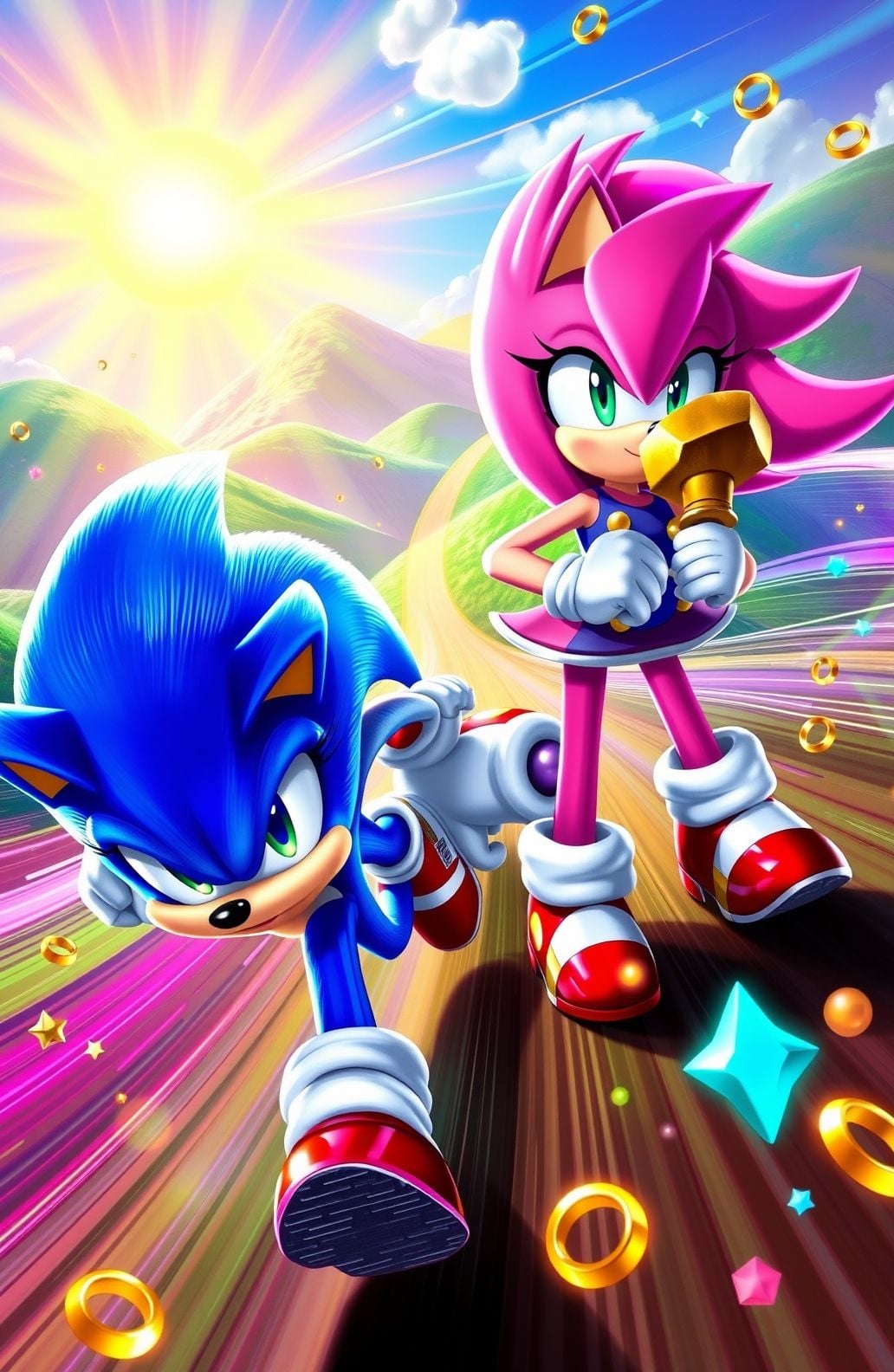 🔥 Free Download Sonic And Amy Wallpaper by @amandawagner | WallpaperSafari