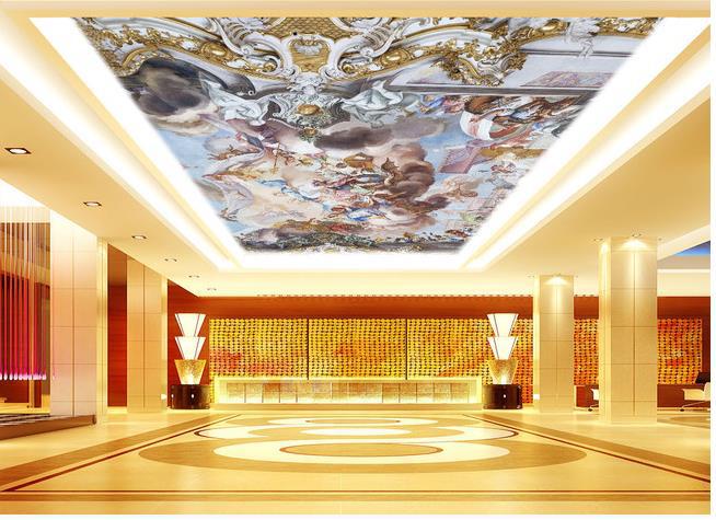 🔥 Free download mural Flower ceiling mural wallpaper from Reliable ...