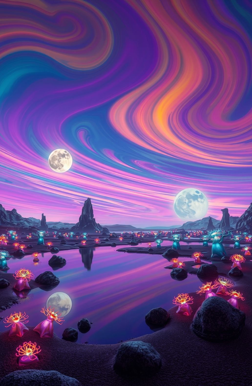 🔥 Free Download Alien Planet Landscapes Wallpaper by @edwardstewart ...