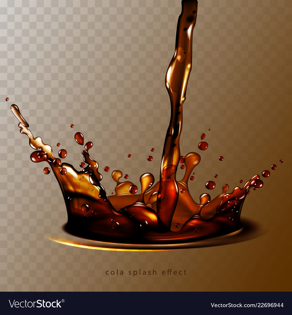 Free download Abstract background with transparent cola splash Vector ...