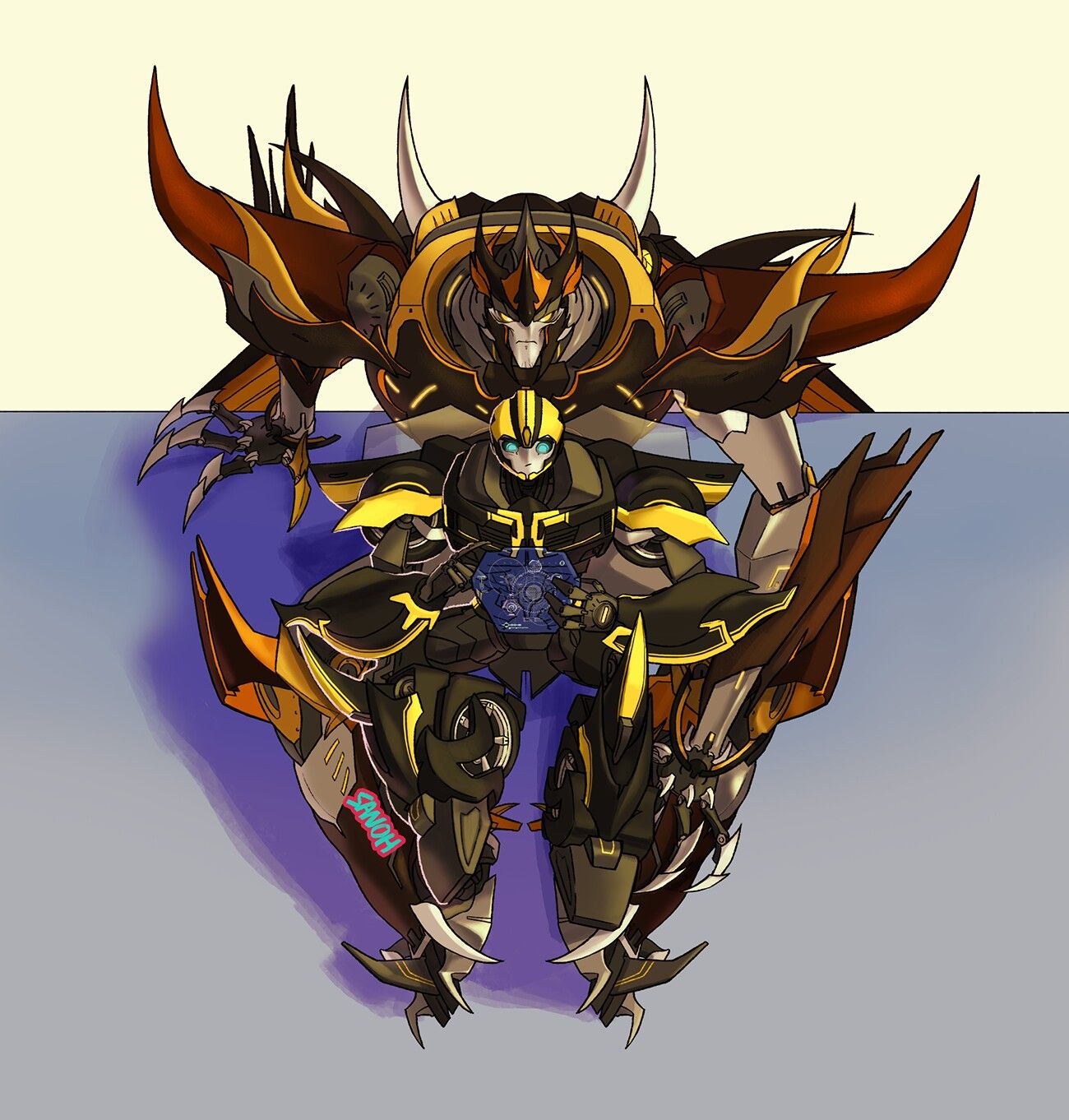 🔥 Free Download Volcanicus And Predaking Transformers Artwork by @jmora ...