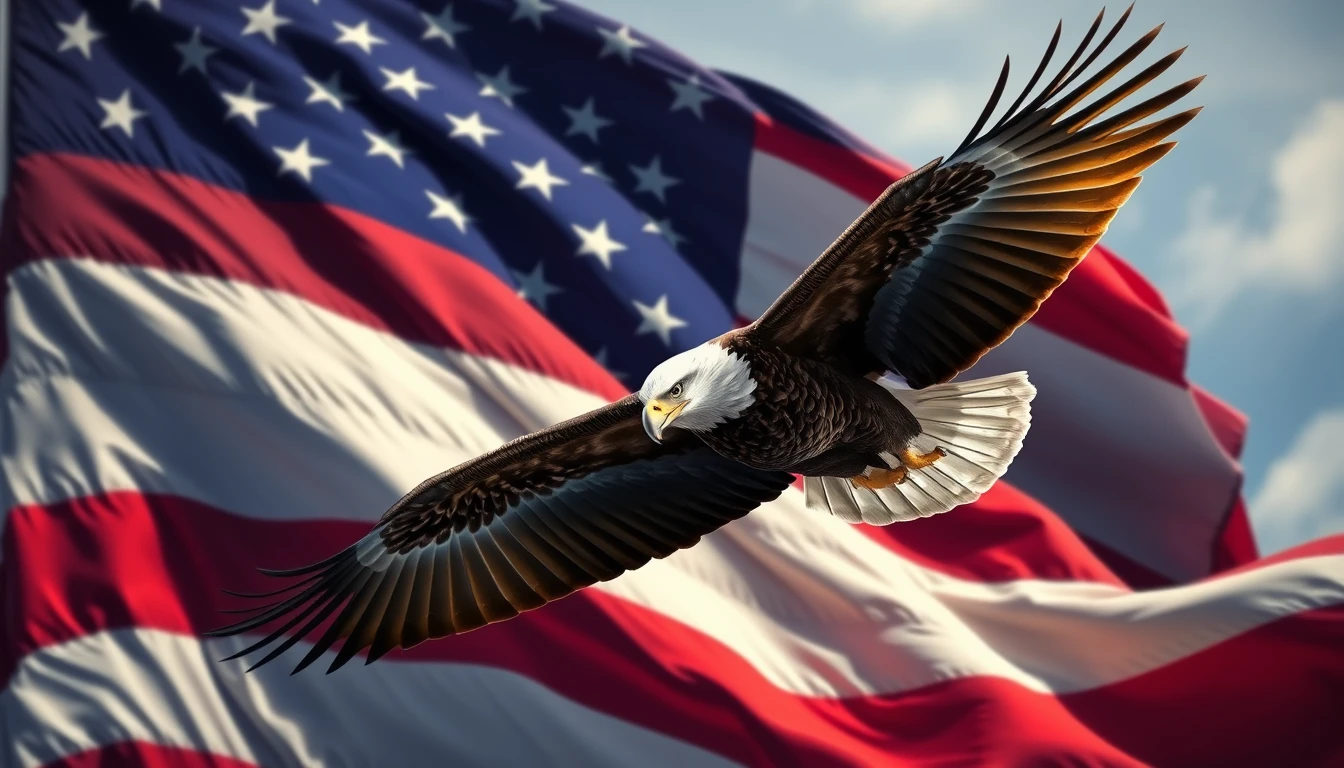 🔥 Free Download American Flag With Eagle Wallpaper by @mdaniel | WallpaperSafari