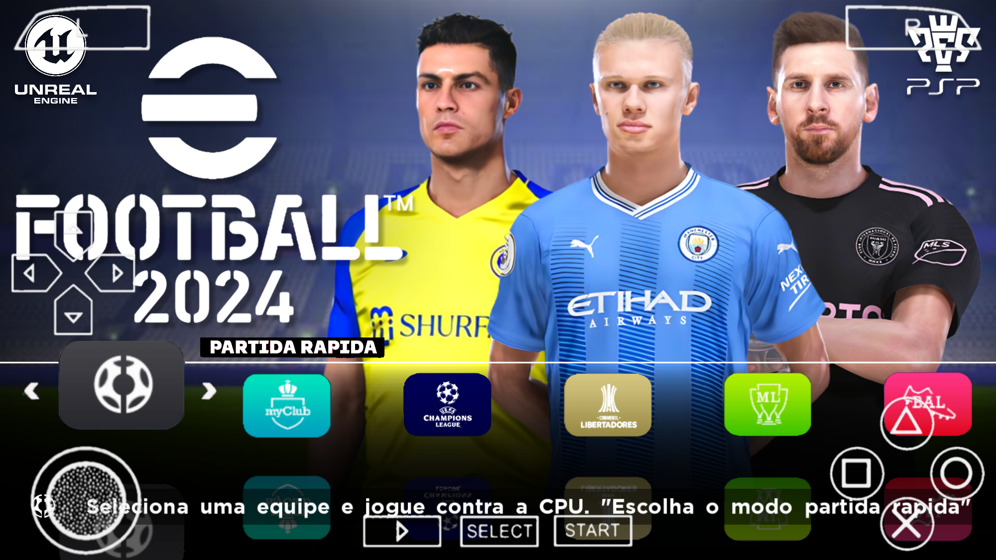 🔥 Free Download Efootball Pes Ppsspp Europeus E Libertadores Atualizado ...