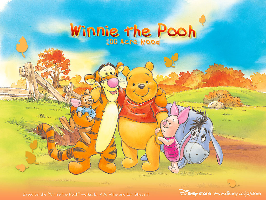 Pooh Cartoon Characters Wallpapers
