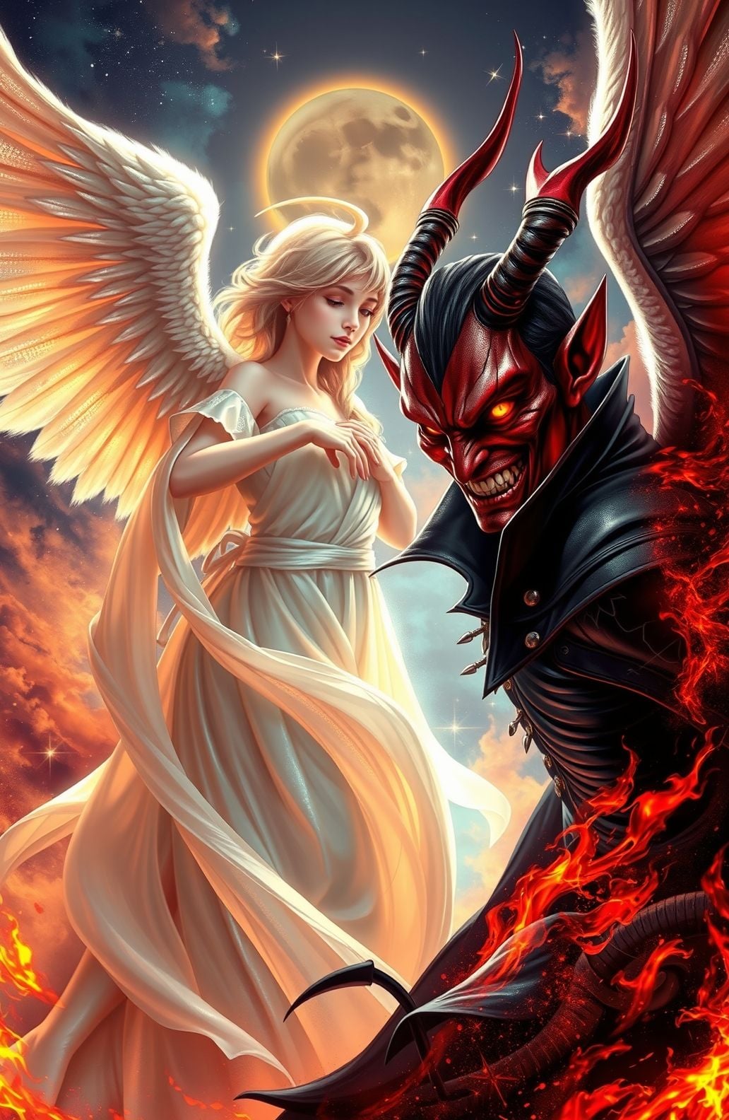 🔥 Free Download Angel And Devil Wallpaper by @meredithd | WallpaperSafari