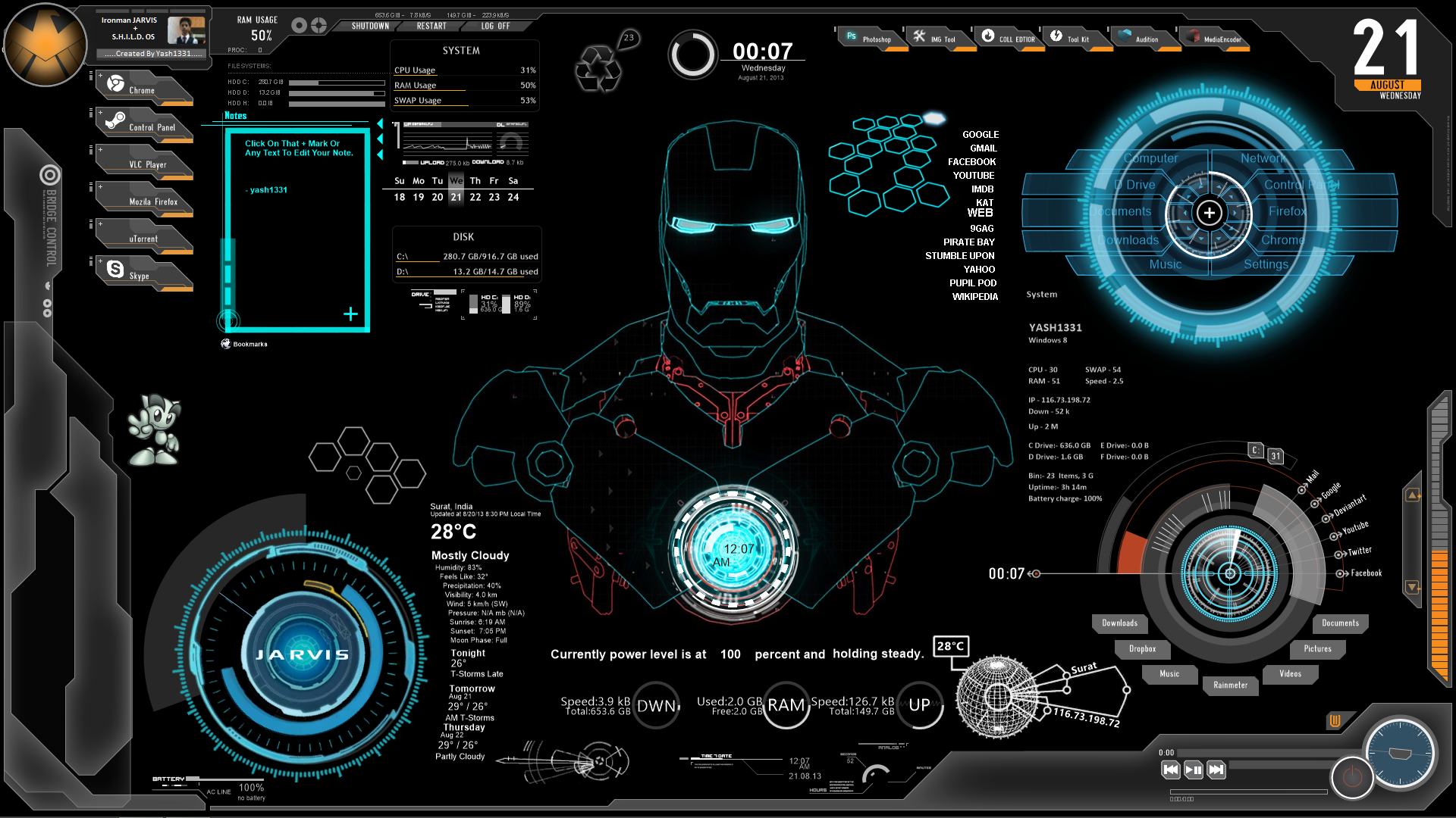  Free Download Iron Man Jarvis Wallpaper Hd Iron Man Jarvi 1920x1080