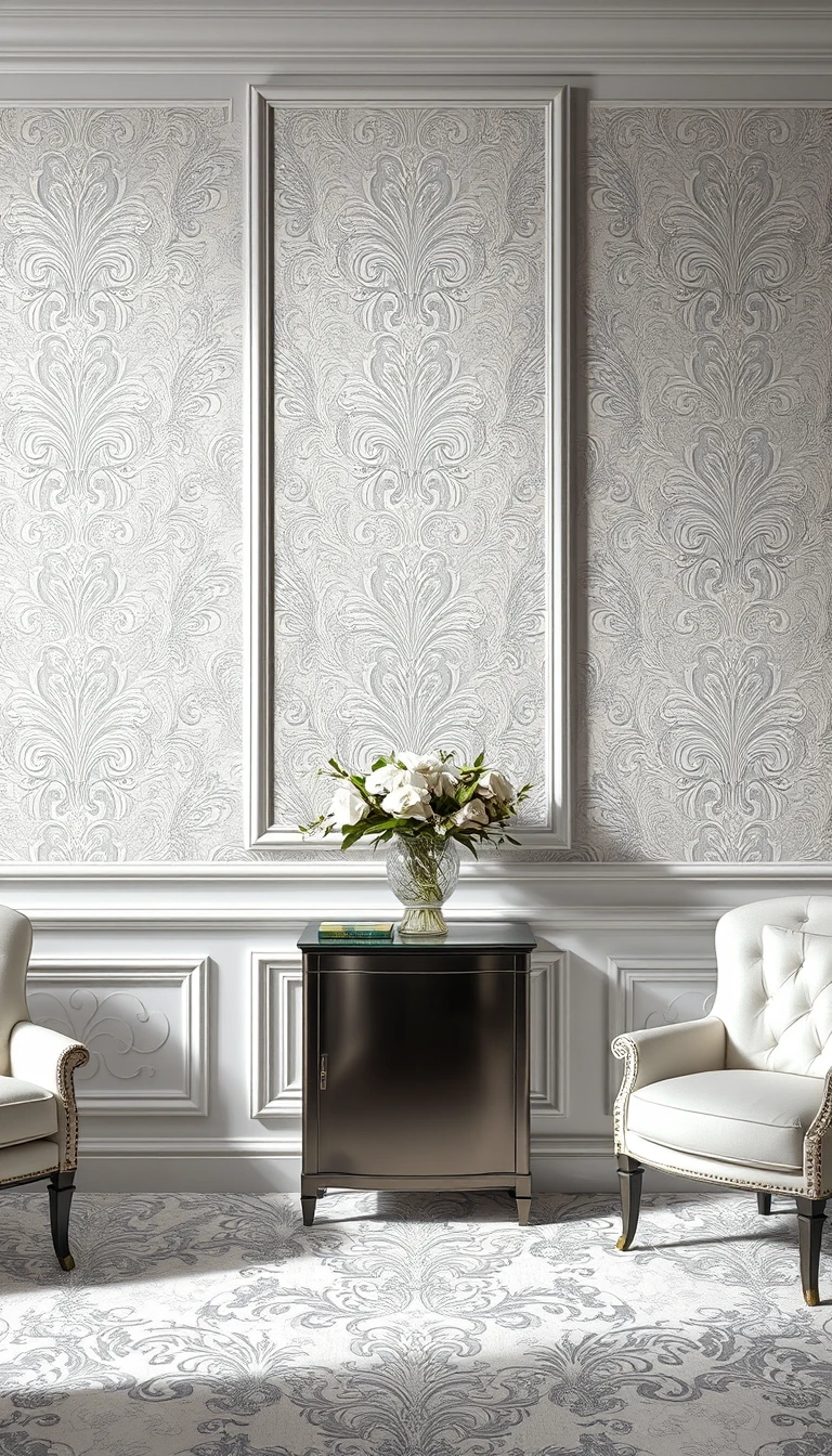 🔥 Free Download Darcy Wallpaper White And Silver by @sarahj ...