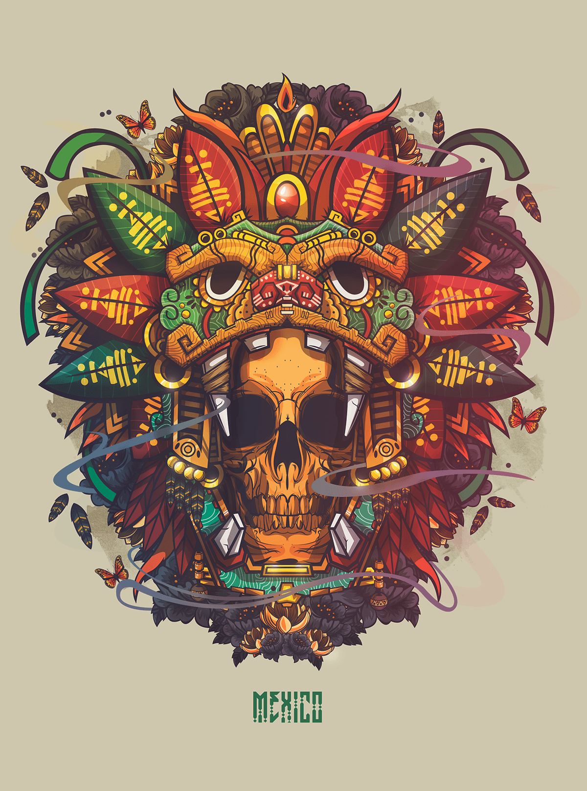🔥 Free Download Aztec Art Wallpaper Top Background by @ashleym19 ...