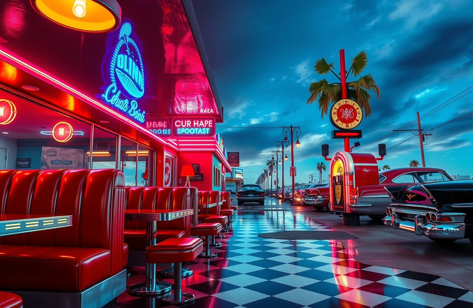 🔥 [50+] 50S Diner Wallpapers | WallpaperSafari