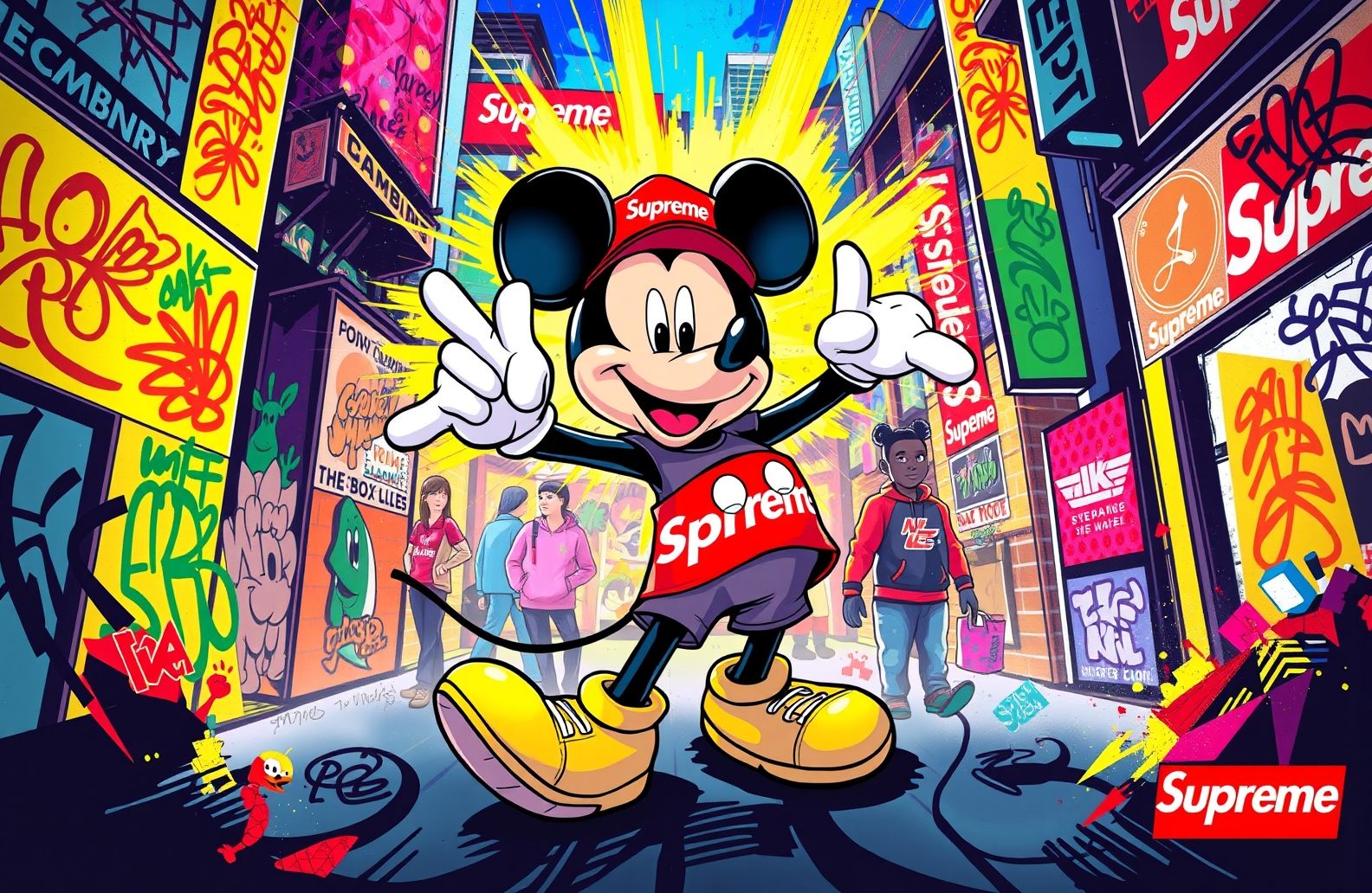 🔥 [50+] Supreme Mickey Mouse Wallpapers | WallpaperSafari