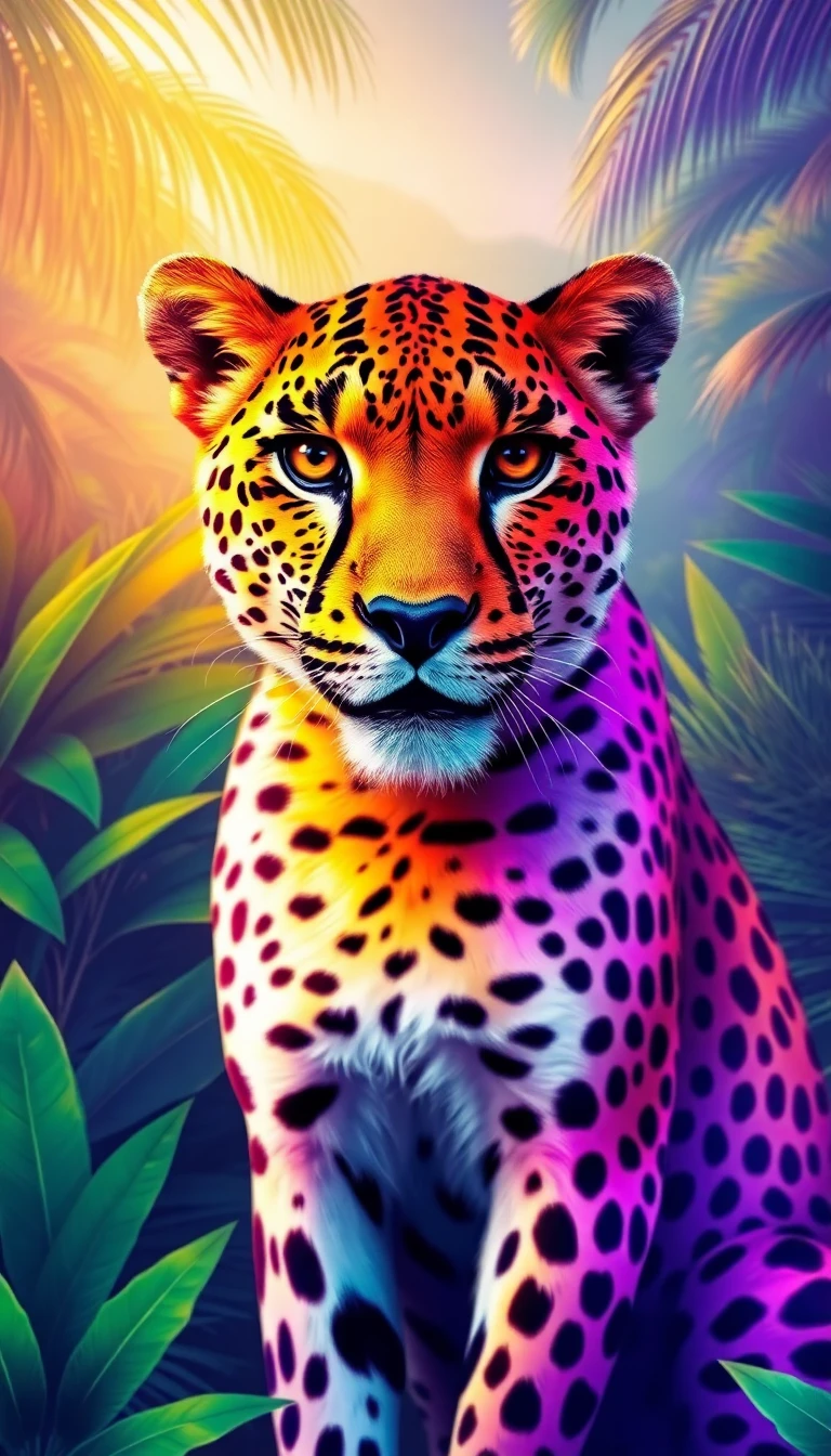 🔥 Free Download Rainbow Cheetah Wallpaper by @thenderson | WallpaperSafari