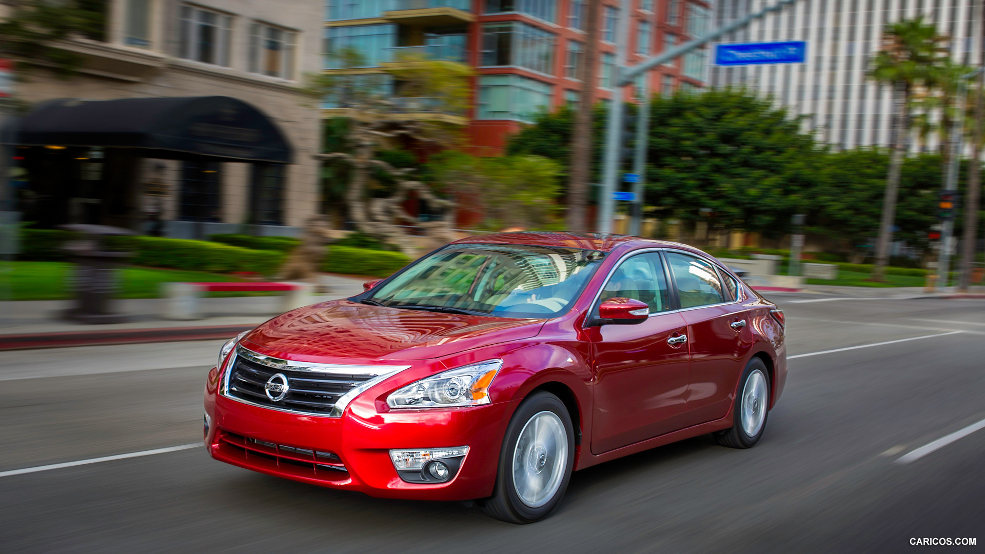 🔥 Free Download Nissan Altima Front Three Quarter Hd Wallpaper by ...