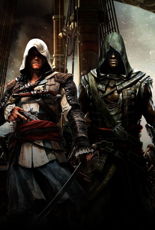 🔥 Free Download Edward And Adewale Assassins Creed Black Flag Assassin ...
