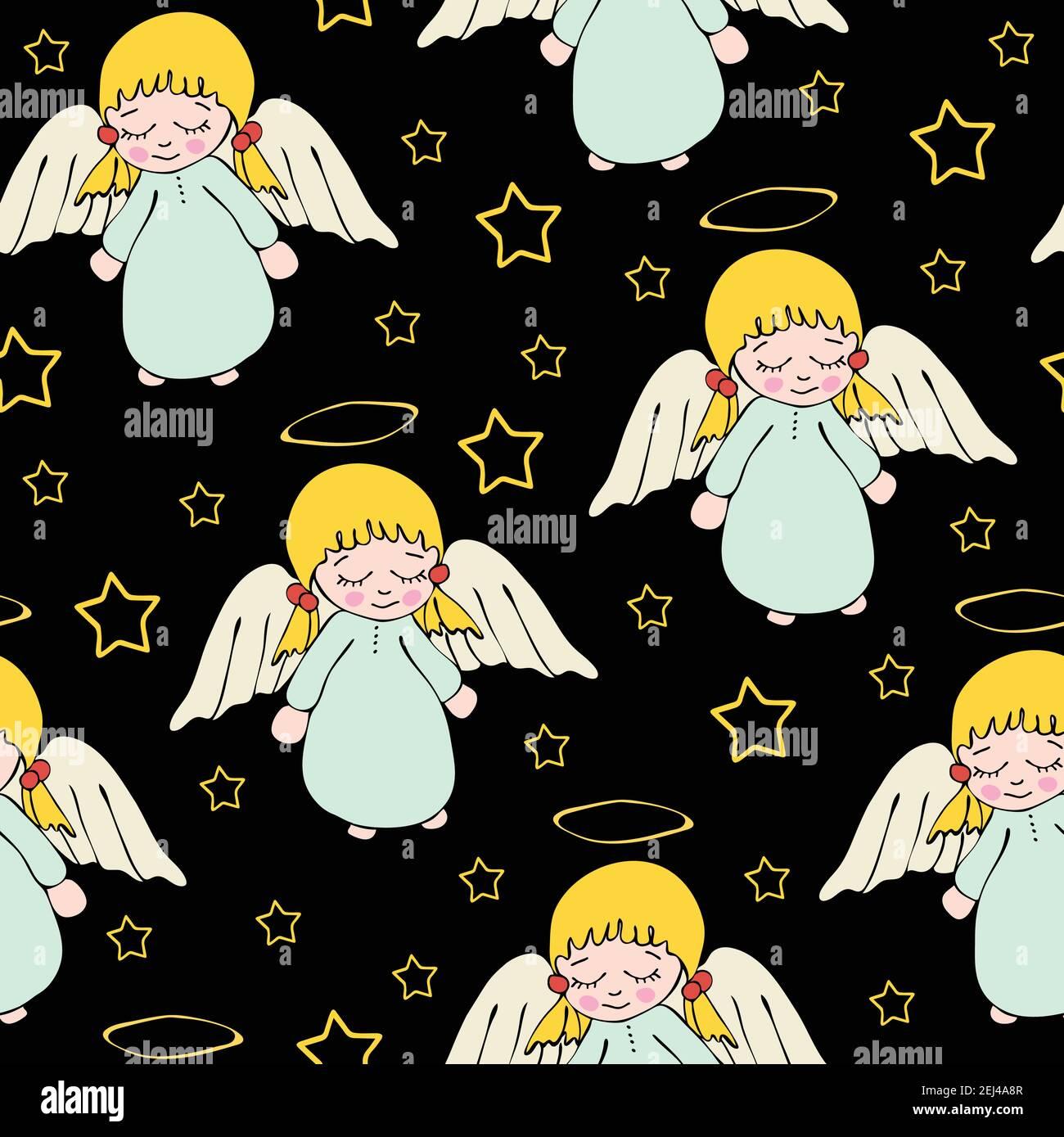 [17+] Cartoon Angel Wallpapers | WallpaperSafari