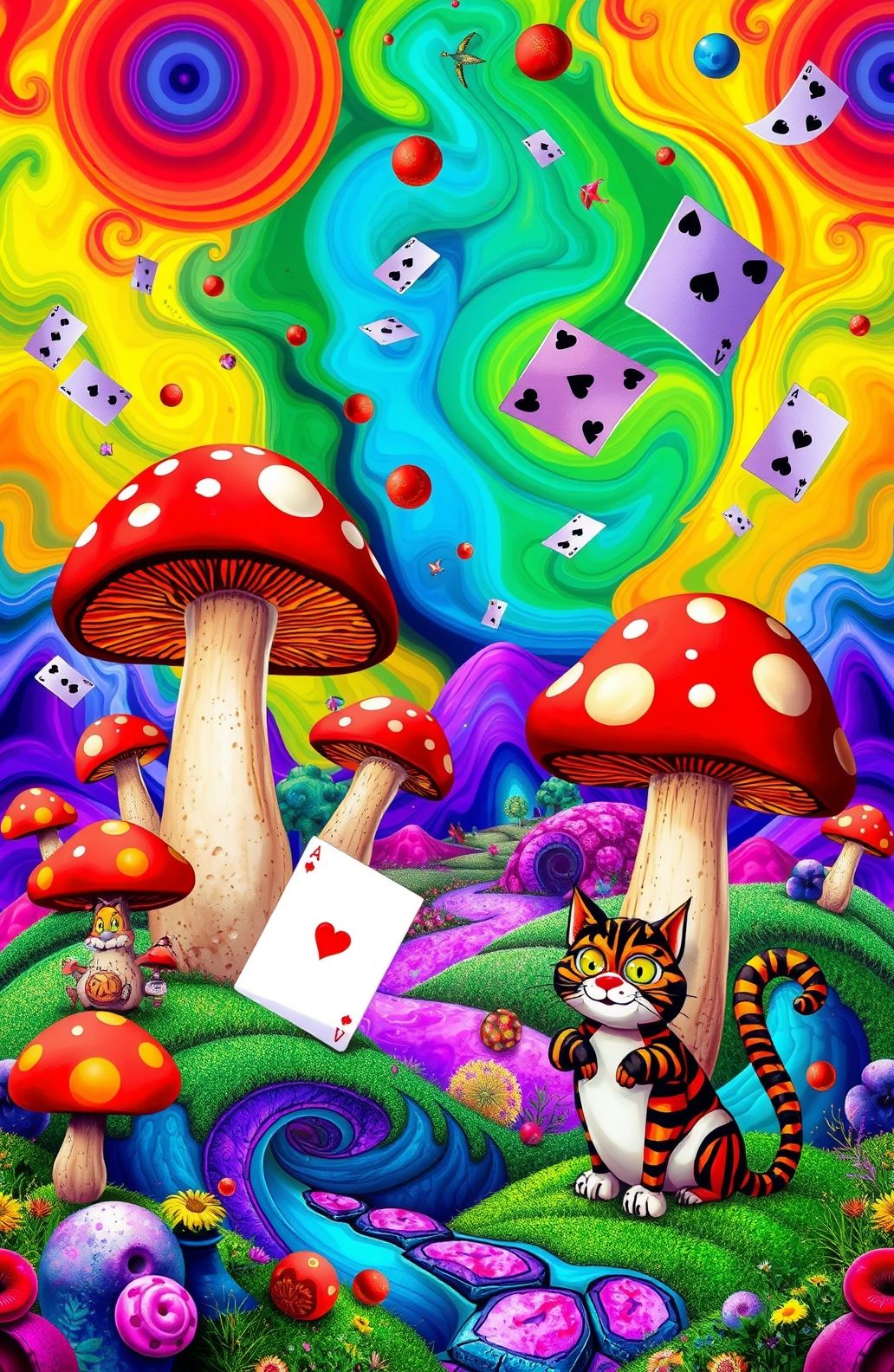 🔥 Free Download Trippy Alice In Wonderland Wallpaper by @stevenrios ...