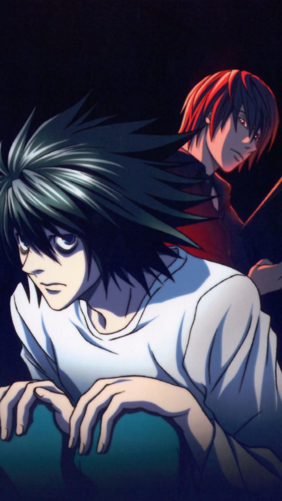 🔥 Free Download Death Note L Smiling Wallpaper by @erinjohnson ...