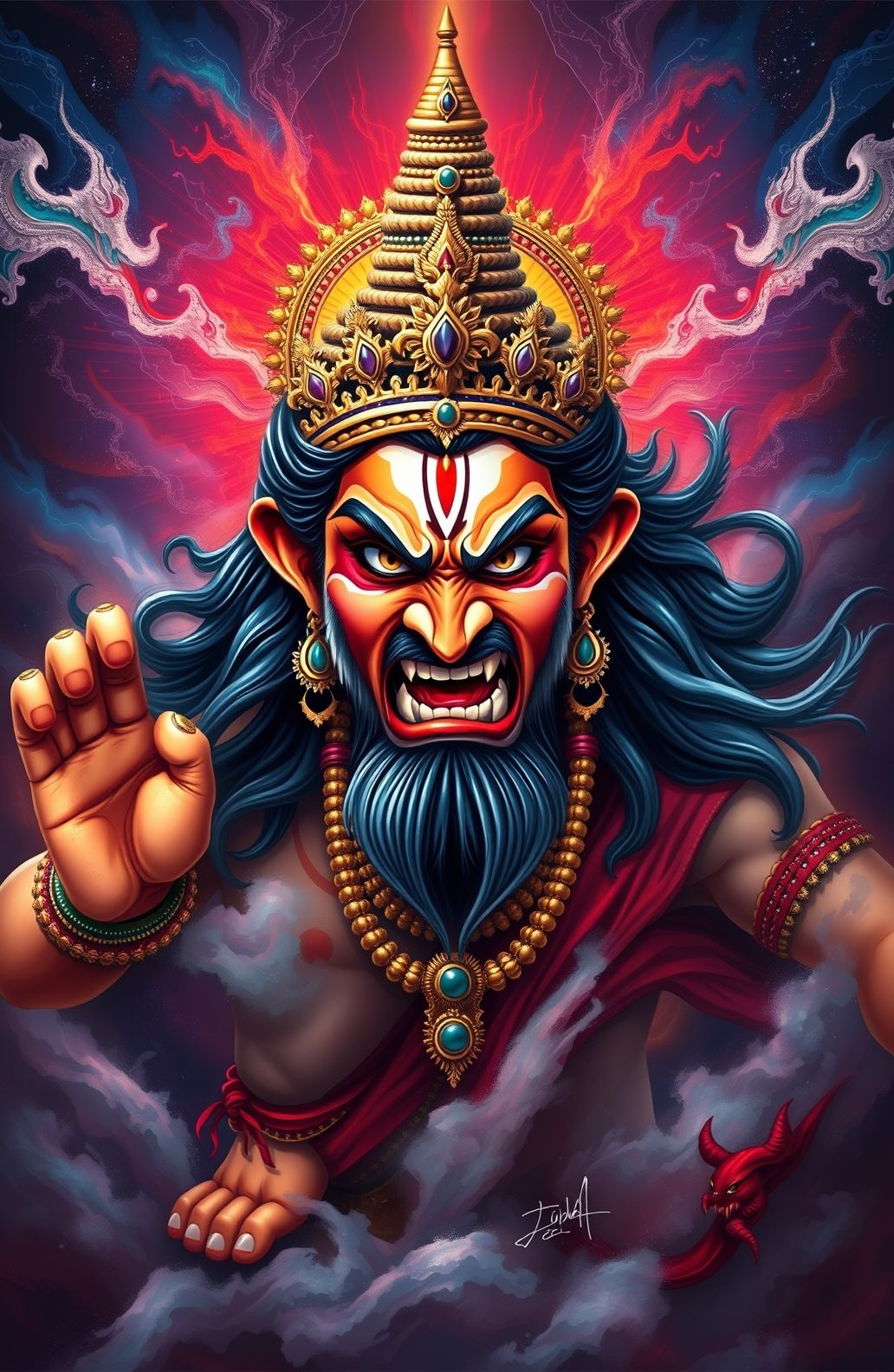 🔥 [40+] Angry Vishnu Wallpapers | WallpaperSafari