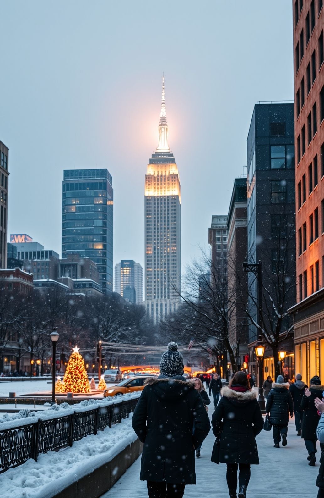 🔥 Free Download New York City Winter Wallpaper by @tiffanyl64 ...