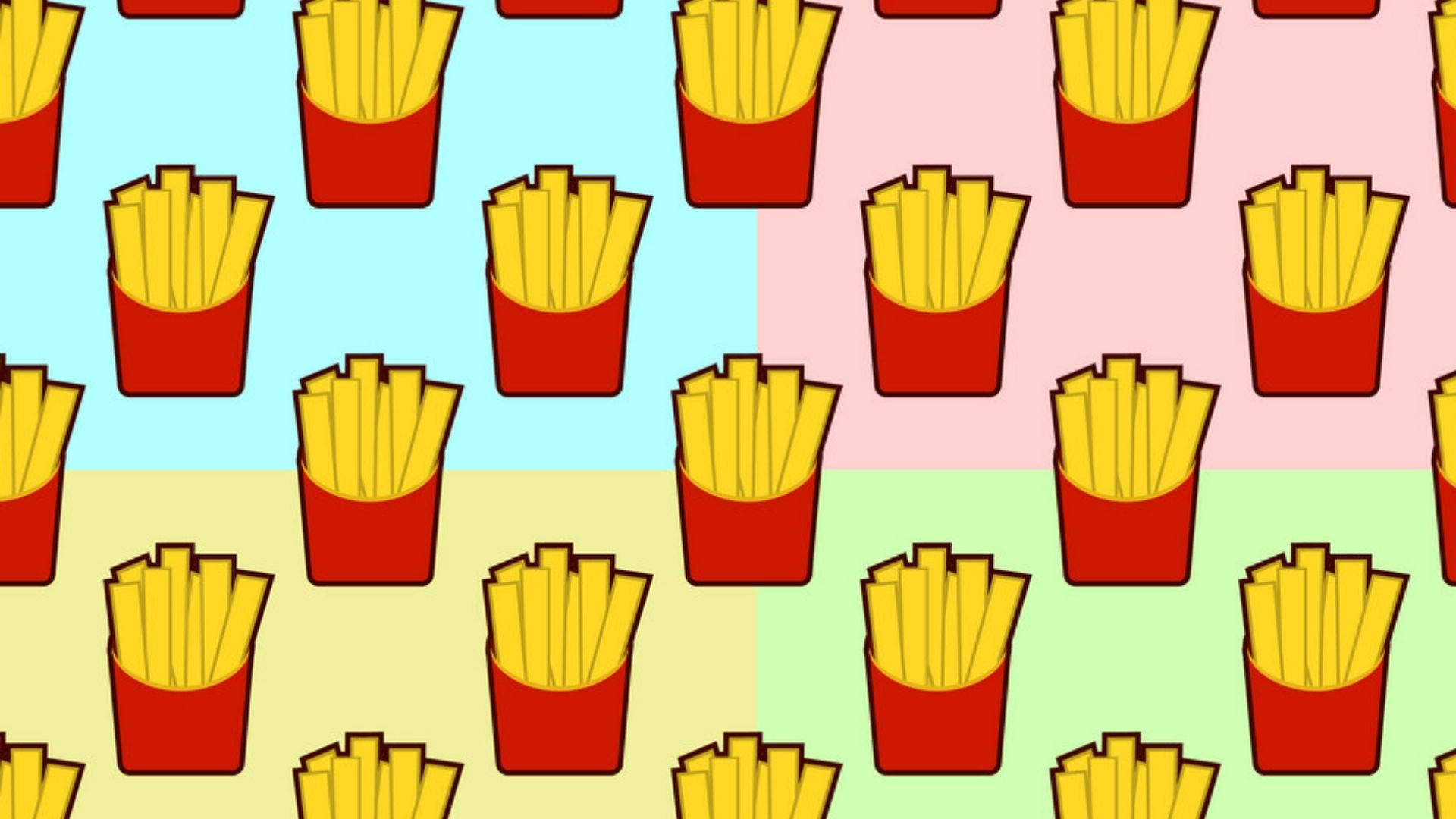 🔥 Free Download French Fries Color Art Wallpaper by @susand ...