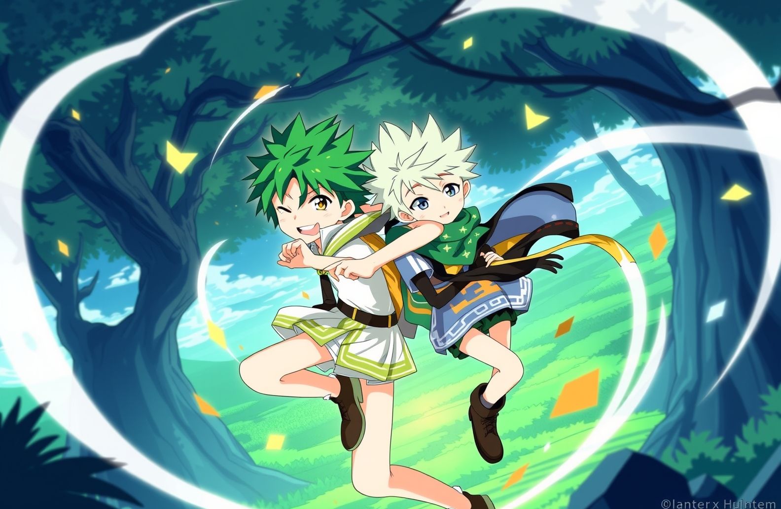 🔥 Free Download Gon And Killua Wallpaper by @amitchell | WallpaperSafari