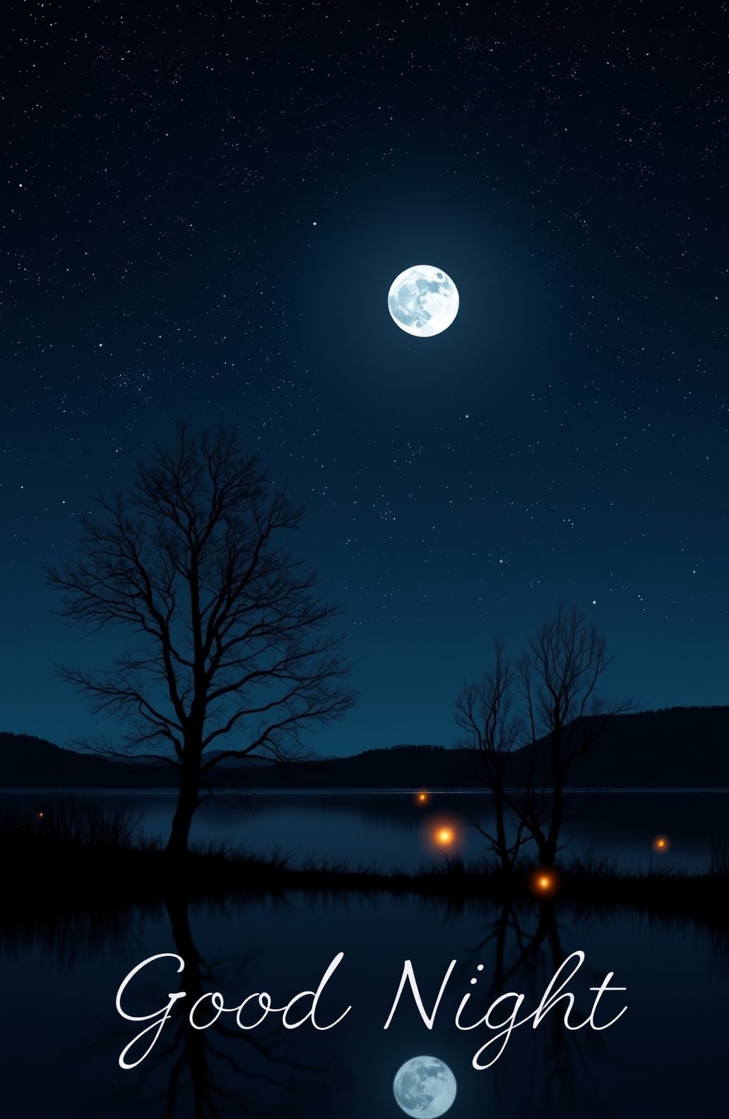 Good Night Scenery Wallpaper