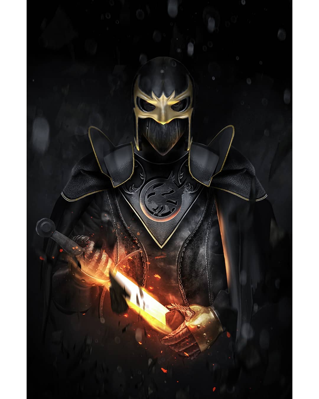 🔥 Free Download Kit Harington As Black Knight Fan Art By Bosslogic ...