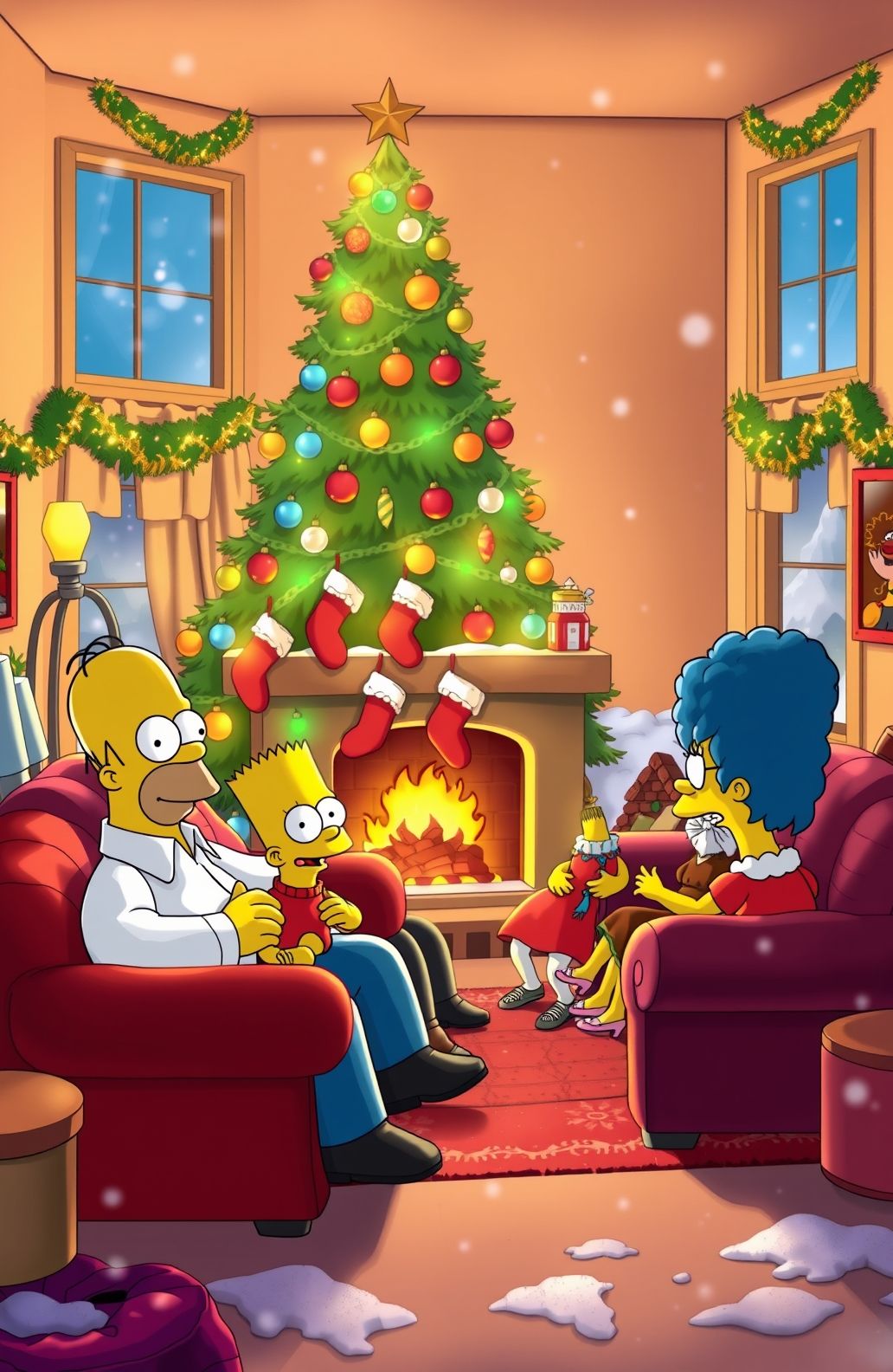 🔥 Free Download Simpsons Christmas Wallpaper by @tyang | WallpaperSafari