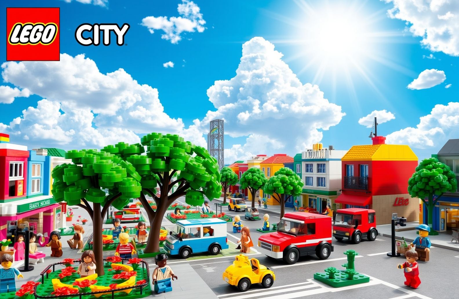 Lego Cidade Papel De Parede Hd