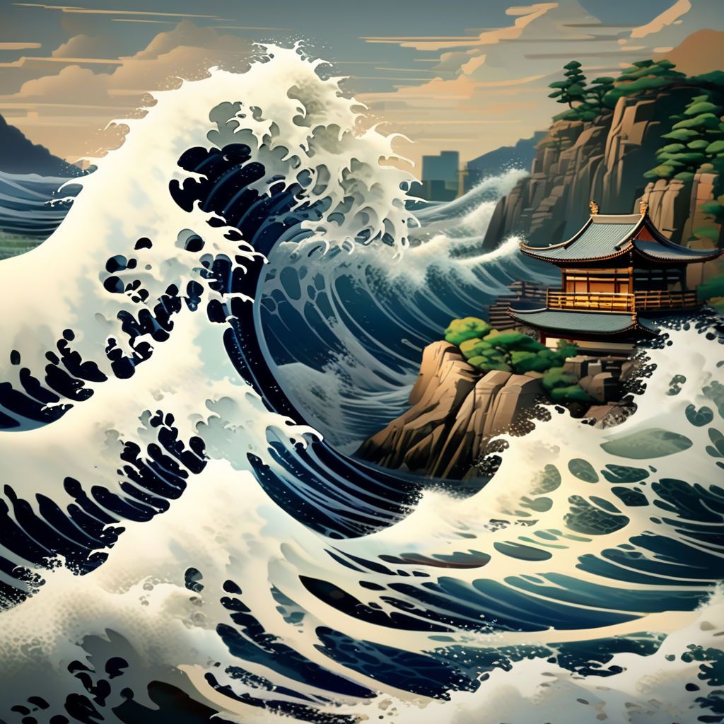 🔥 Free Download Japan Wave Wallpaper by @victoriaperry | WallpaperSafari