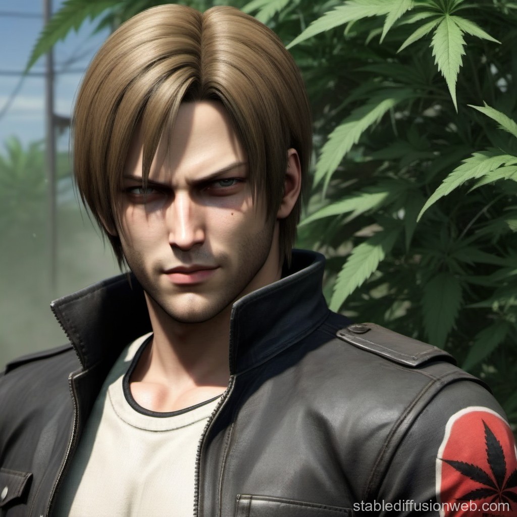 🔥 Free Download Leon Kennedy S Contentment With Weed Wallpaper by ...