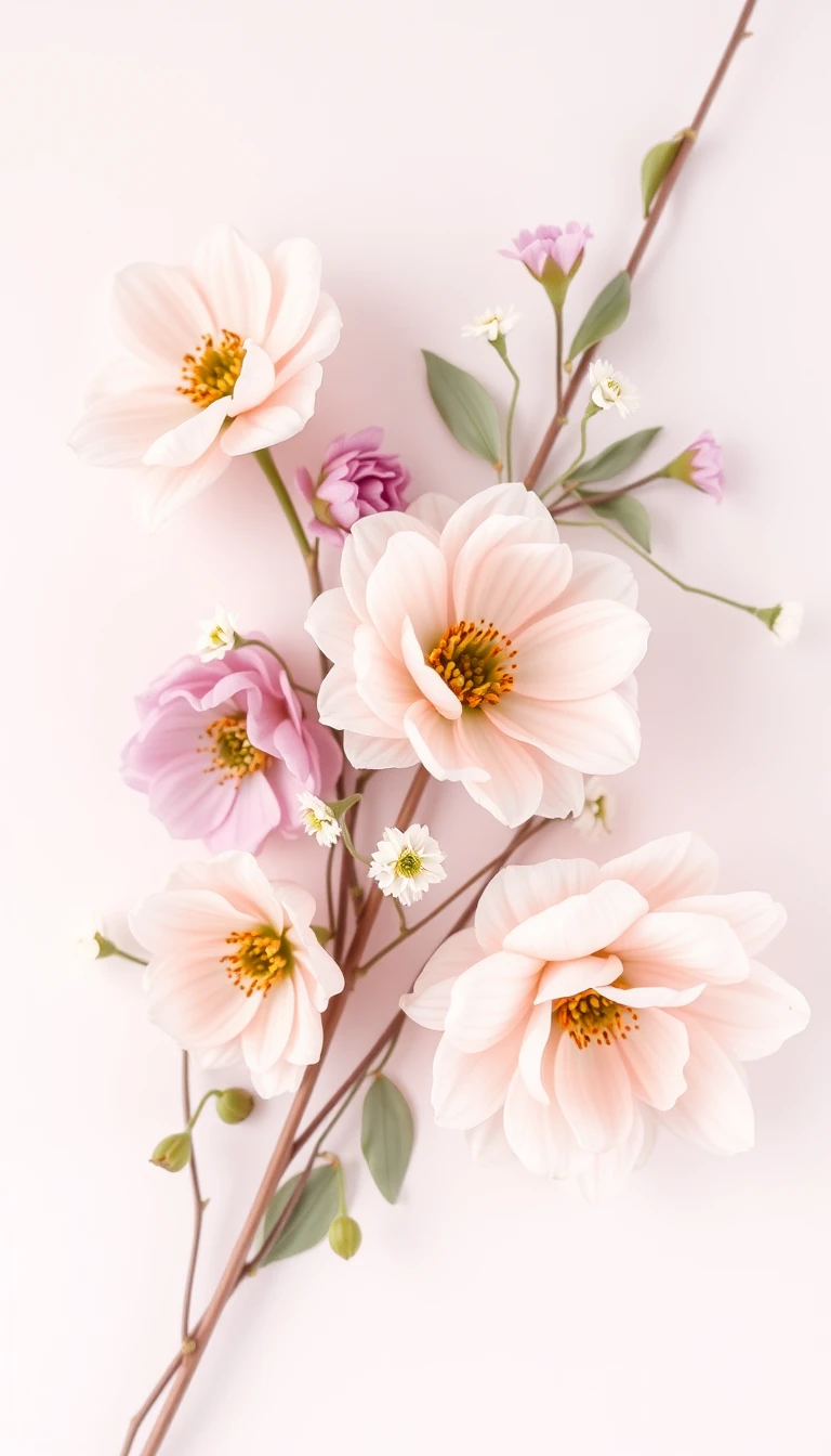 🔥 [40+] Aesthetic Flowers Simple Wallpapers | WallpaperSafari