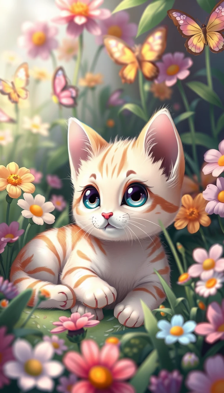 🔥 [30+] Cute Anime Kitten Wallpapers | WallpaperSafari