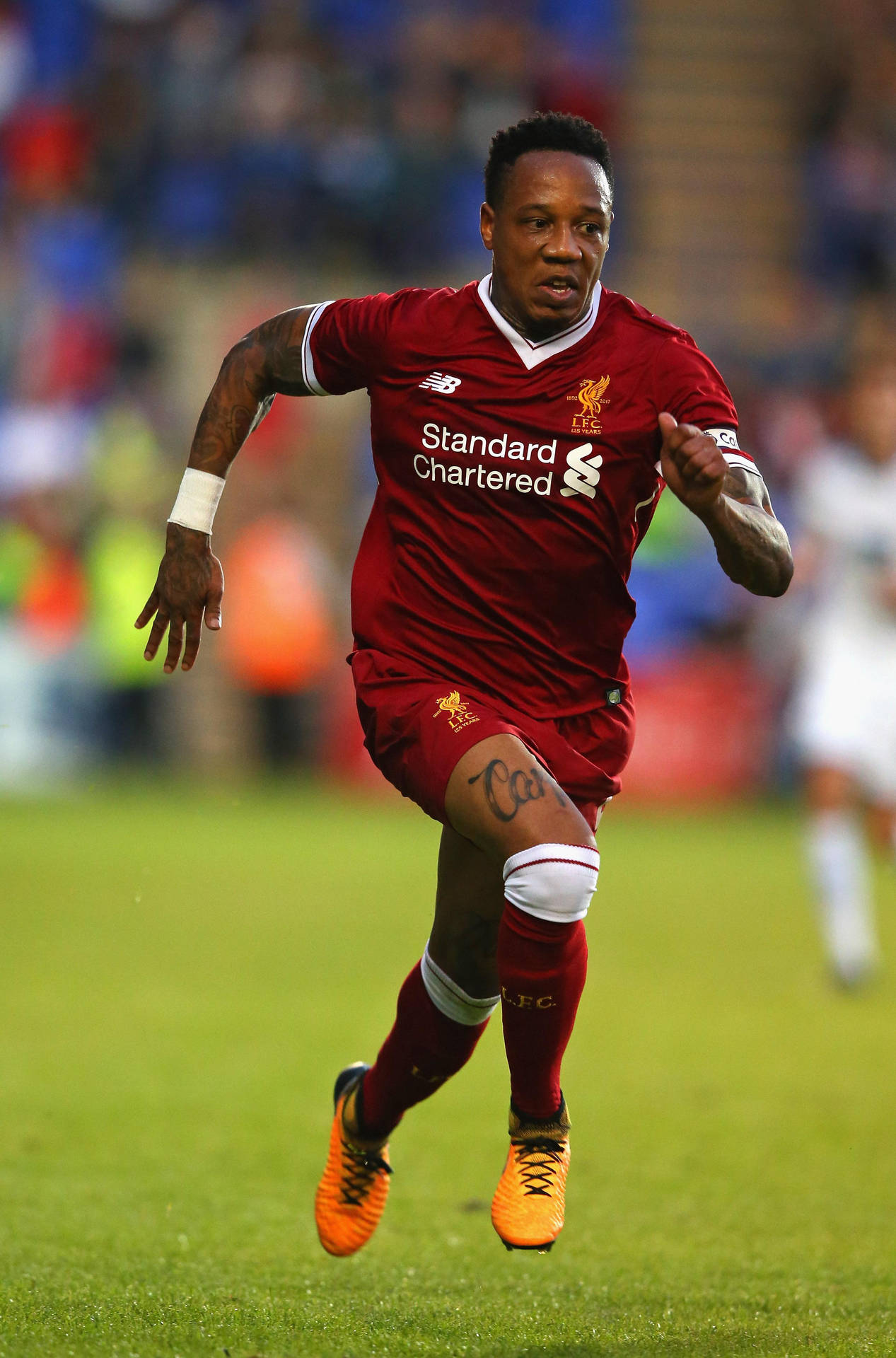 🔥 Free Download Nathaniel Clyne Running On The Field Wallpaper by ...