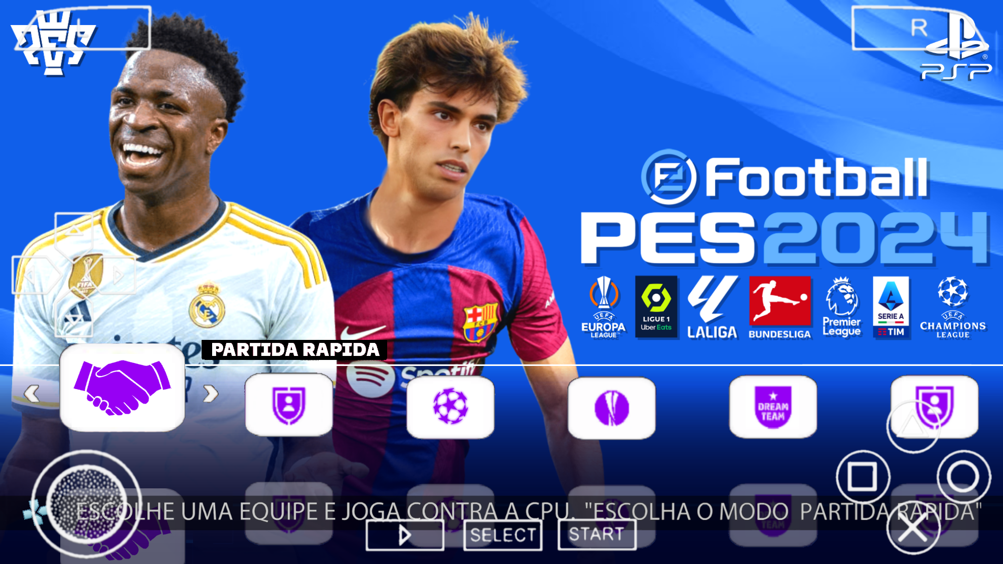 🔥 Free Download Efootball Pes Ppsspp Europeus Elencos E Kits Atualizado ...