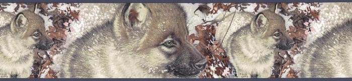 🔥 Free download Details about Glen Loates WOLF WOLVES Wallpaper border ...