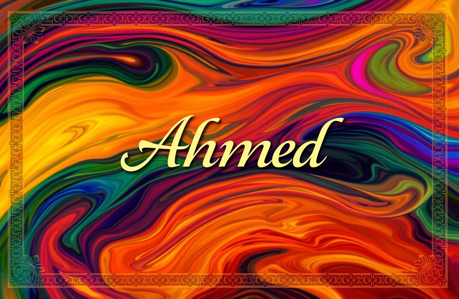 🔥 Free Download Ahmed Name Wallpaper by @karenc41 | WallpaperSafari