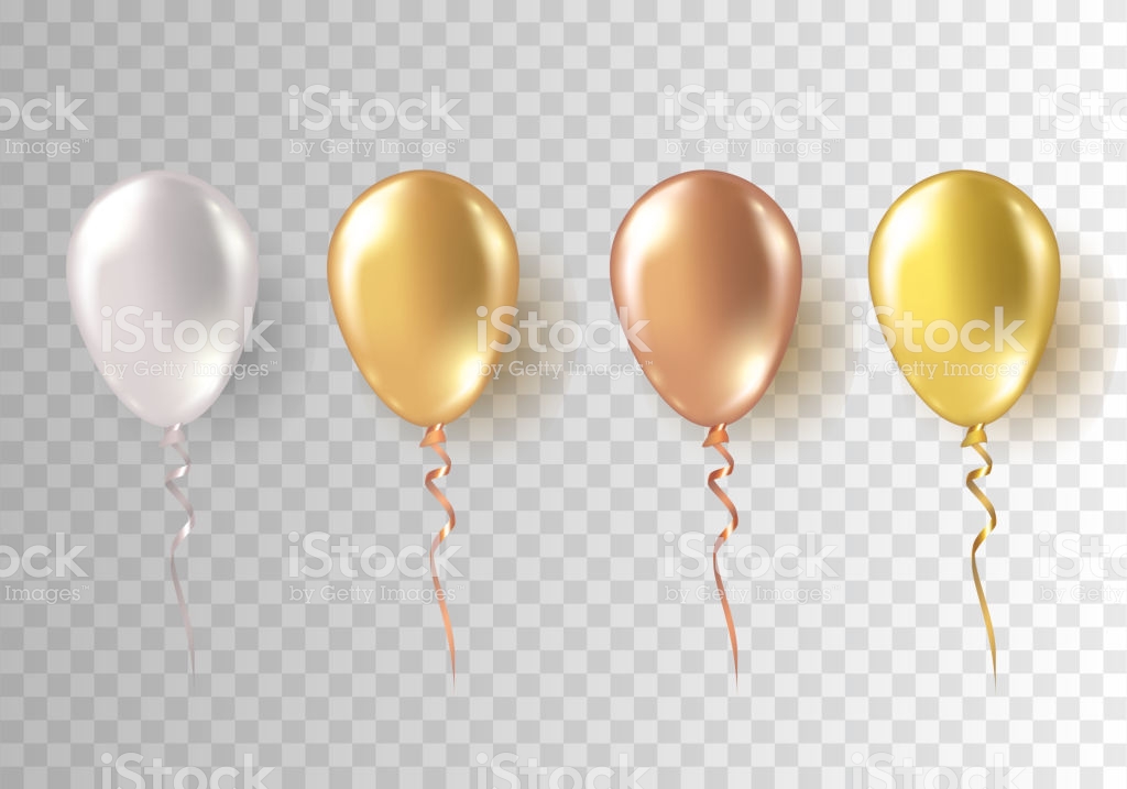 Free download Colourful helium balloons on white background Vector ...