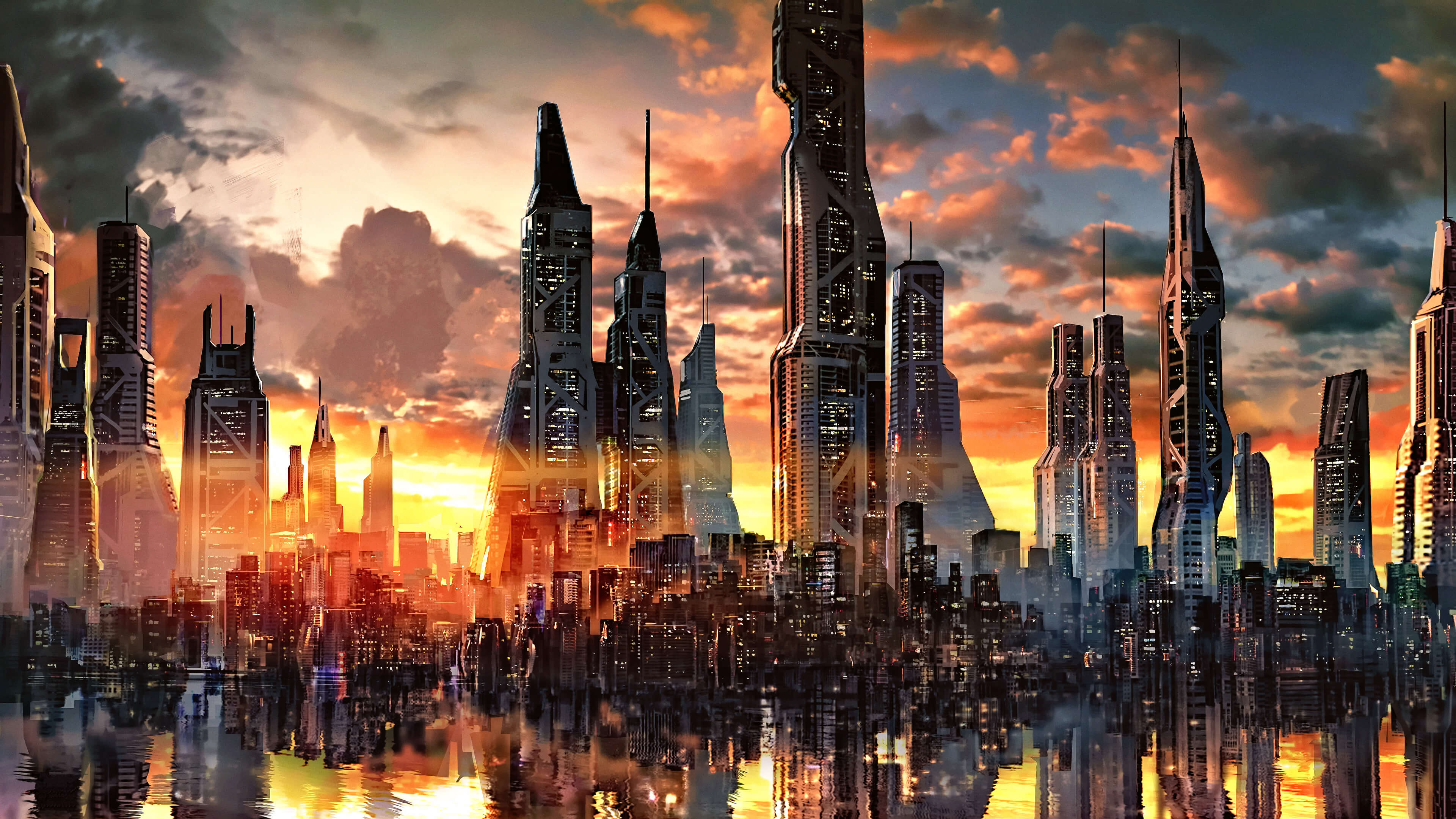 🔥 Free Download Futuristic City Wallpaper by @davidfuller | WallpaperSafari
