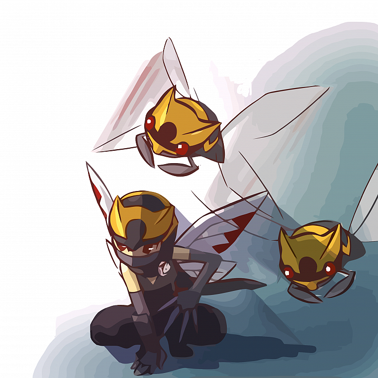 🔥 Free Download Pokemon Bees Ninjask Hitec Wallpaper Wallpaperjam by ...