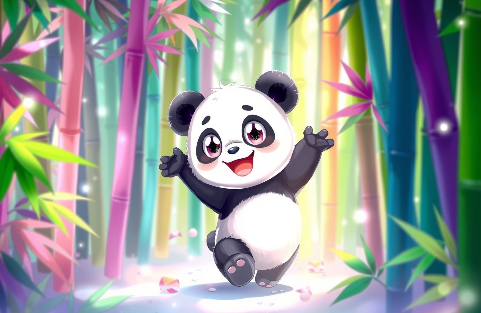 🔥 Free Download Cute Anime Panda Wallpaper by @natalierice ...