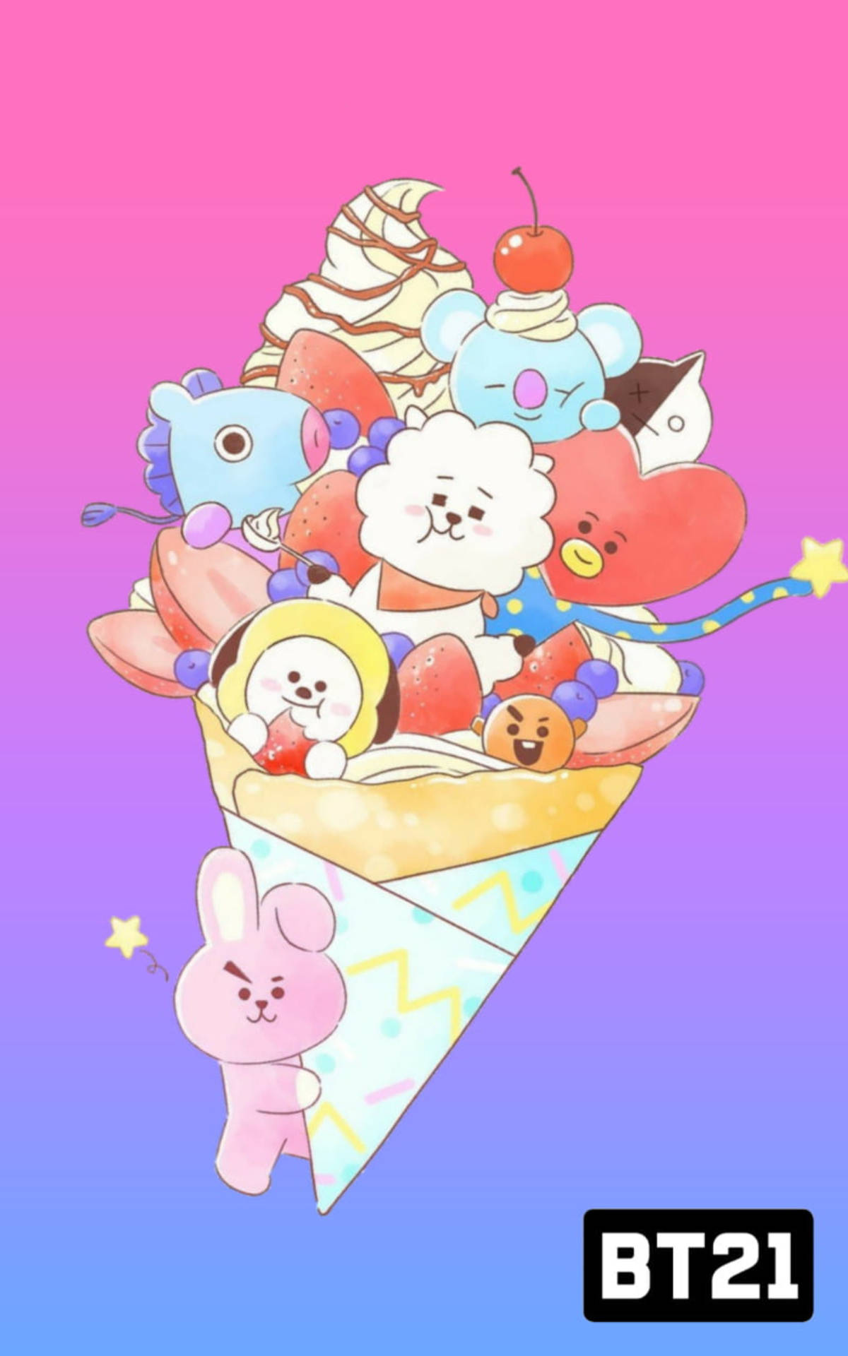 🔥 [40+] Bts Bt21 Wallpapers | WallpaperSafari