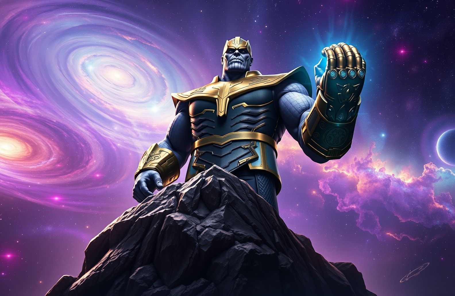🔥 Free Download King Thanos Wallpaper by @mortiz37 | WallpaperSafari