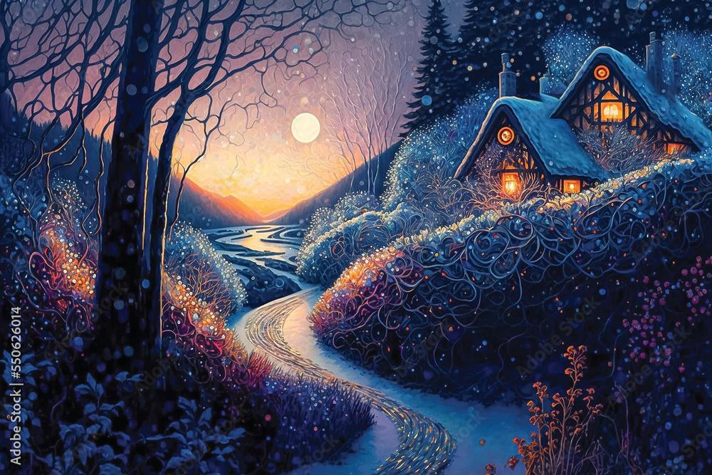 🔥 [42+] Christmas Winter Landscape Wallpapers | WallpaperSafari