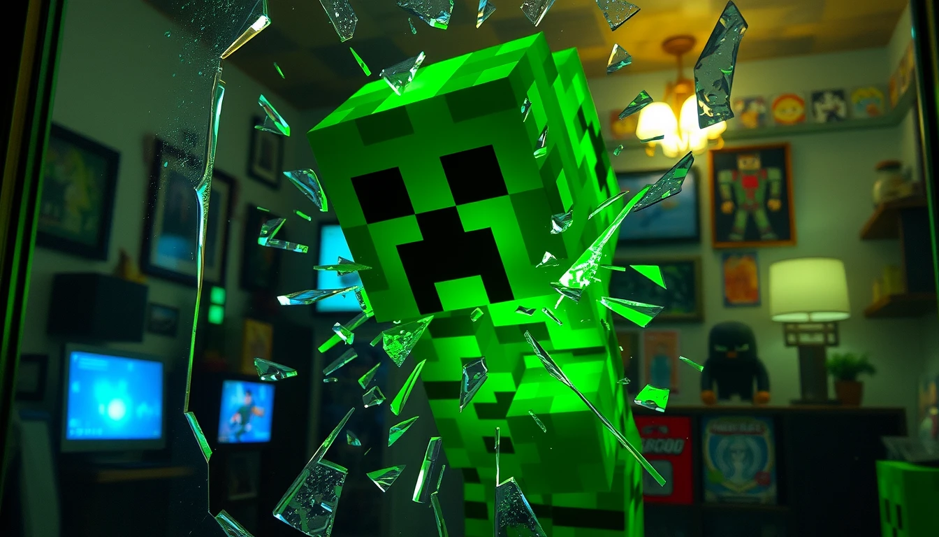 Minecraft Tapet Creeper Windows