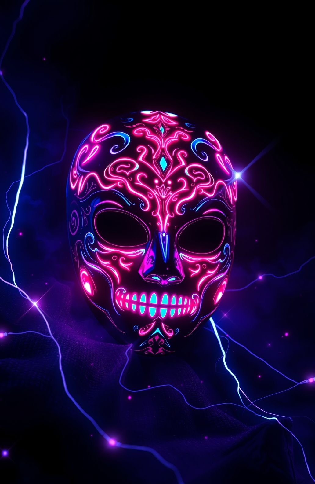 🔥 [30+] Neon Mask Wallpapers | WallpaperSafari